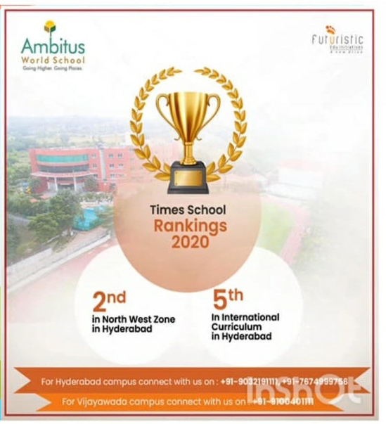 Awards & Recognitions - Ambitus World School - Bengaluru Campus